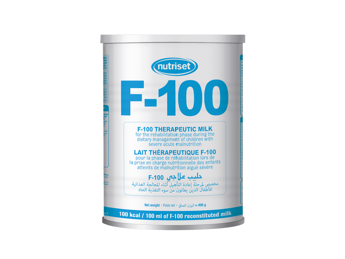 Lait thérapeutique F-100 - Groupe Nutriset