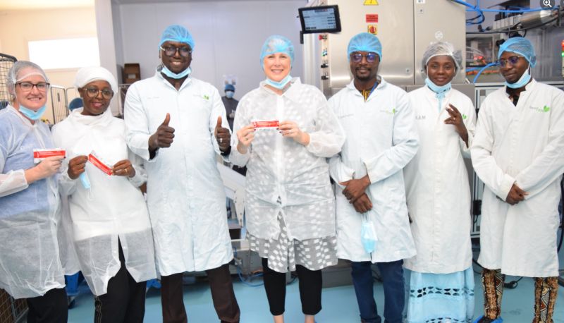 Official visit to InnoFaso - Groupe Nutriset